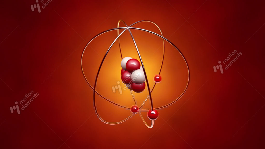 Atom. 3D Animation Stock Animation | 10365855