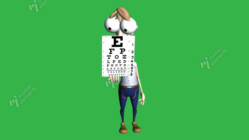 Better Get Your Eyes Checked (Animation): Matte + Loop Stock Animation ...