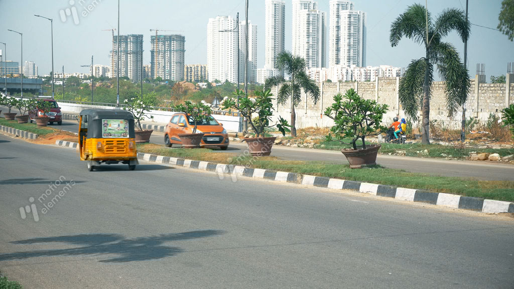 City And Road In India Stock video footage | 11548339