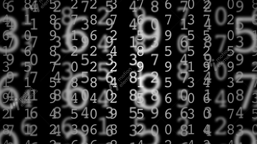 Matrix Numbers Stock Animation | 1164857