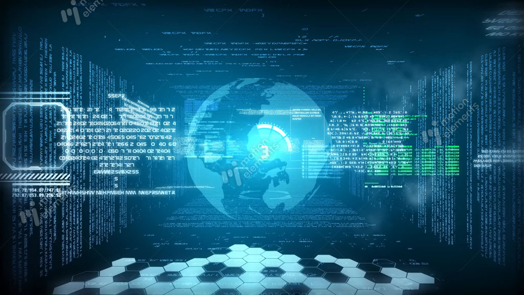 4K Camera Move Through Pieces Of Software Source Code, HI-TECH ...