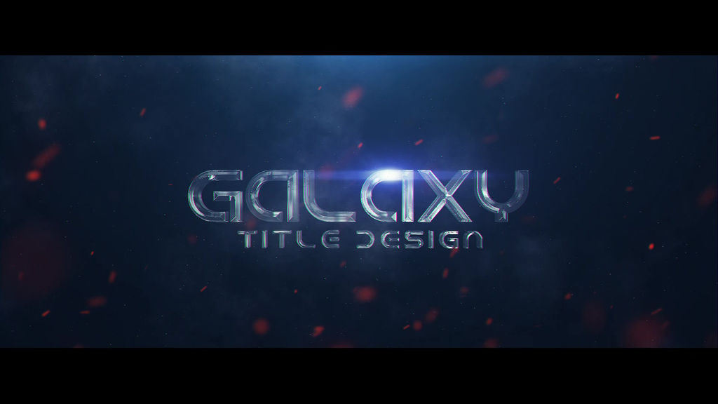 Galaxy Title Design After Effects templates | 12443075