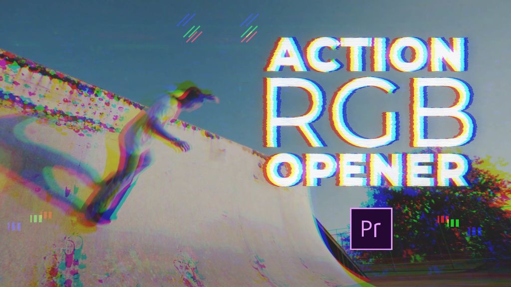 Action RGB Opener Premiere Pro Template | 12974963