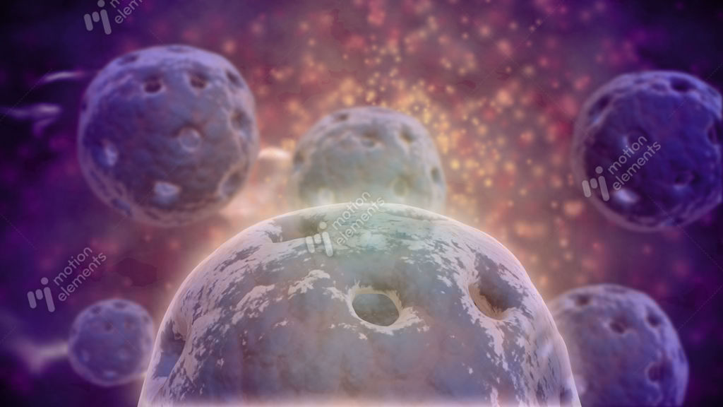 Conceptual Visualization Of Cell Nucleus Stock Animation | 9318007