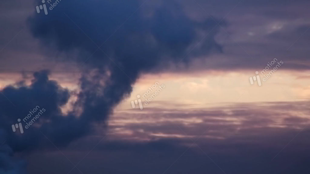 Smoke At Sunset Dark Sky Stock video footage | 9384311
