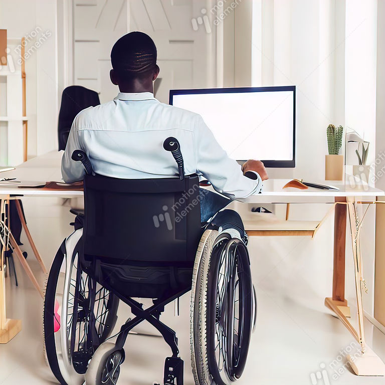 Wheelchair Computer Desk