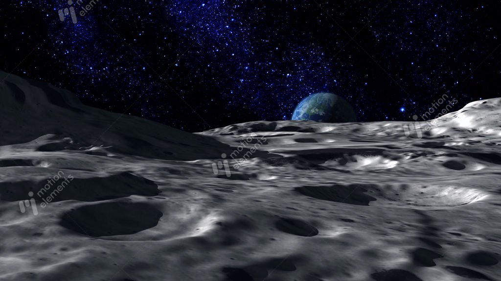 Moon Surface Stock Animation | 3274675