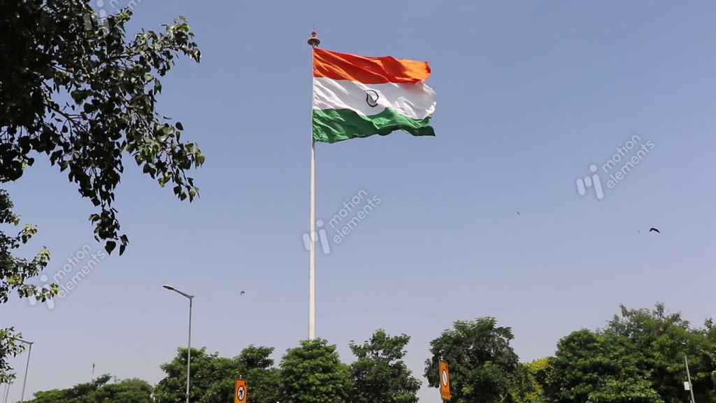 Tiranga, The National Flag Of India Stock video footage | 8615642